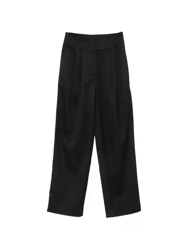 SESSUN Pleated Wide-leg Trousers