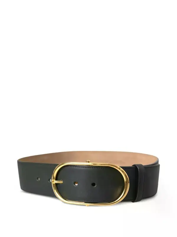 Dolce & Gabbana Oval-buckle Leather Belt