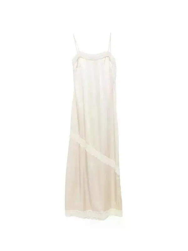 THE GARMENT Cata Lace-trim Maxi Dress - Neutrals
