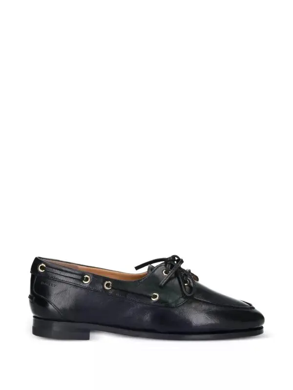Bally Pathy Boat Shoes - Black