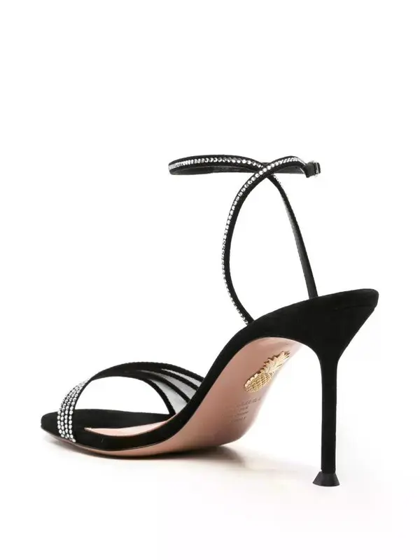 AQUAZZURA Crystal-embellished Mesh Sandals
