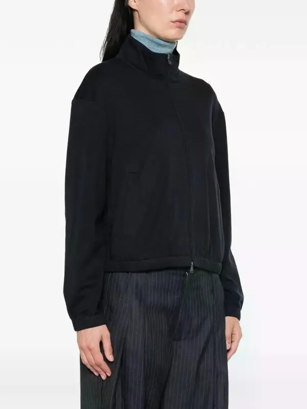 Max Mara High-neck Zip-up Bomber Jacket