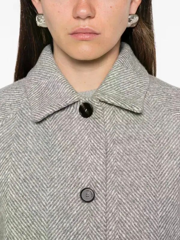 Liviana Conti Herringbone-pattern Coat