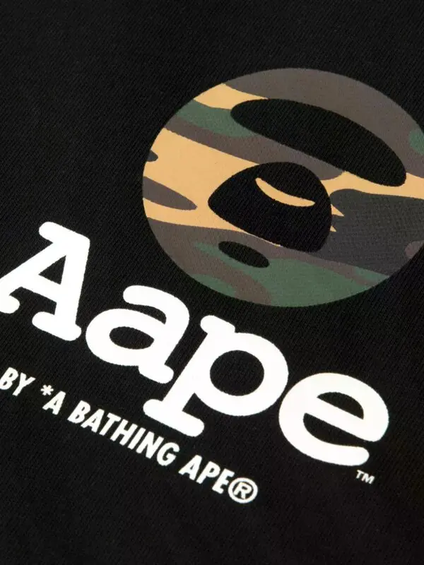 AAPE BY *A BATHING APE Camouflage-print Logo-print Sweater