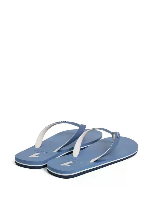 HACKETT  Capri Numbers Logo-print Flip-flops