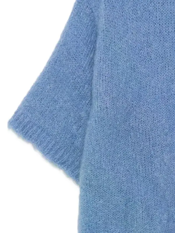 ALYSI Short-sleeve Knitted Sweater