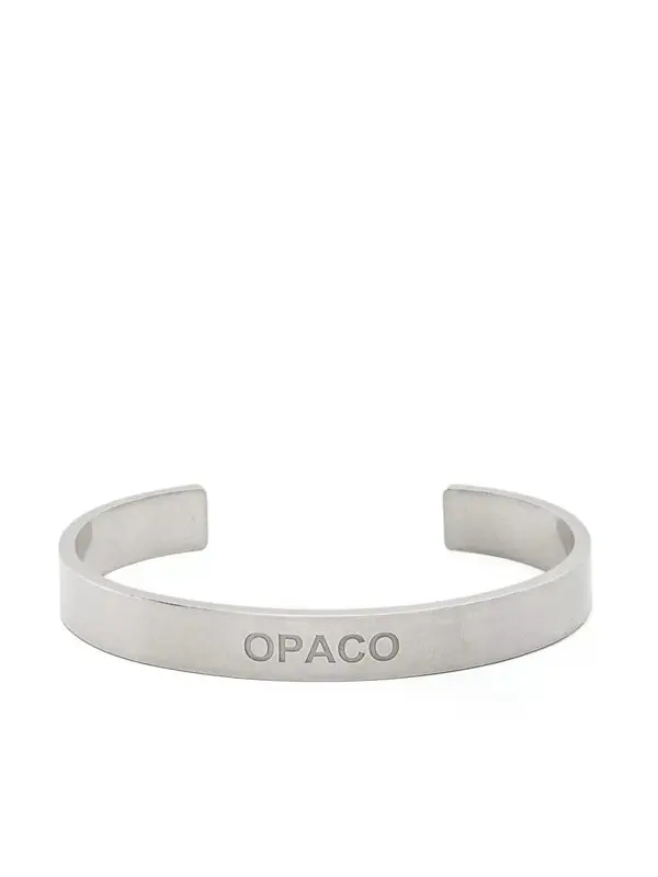 MAISON MARGIELA Numeric Engraved Cuff Bracelet - Silver