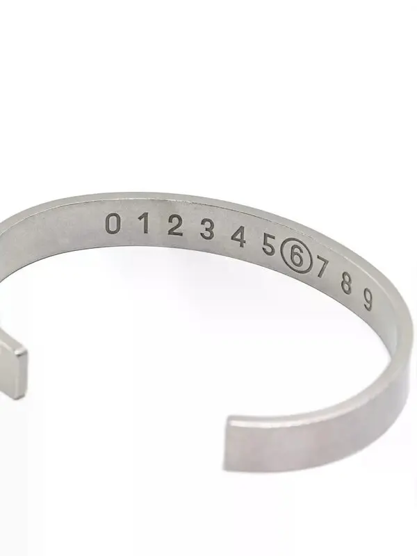 MAISON MARGIELA Numeric Engraved Cuff Bracelet
