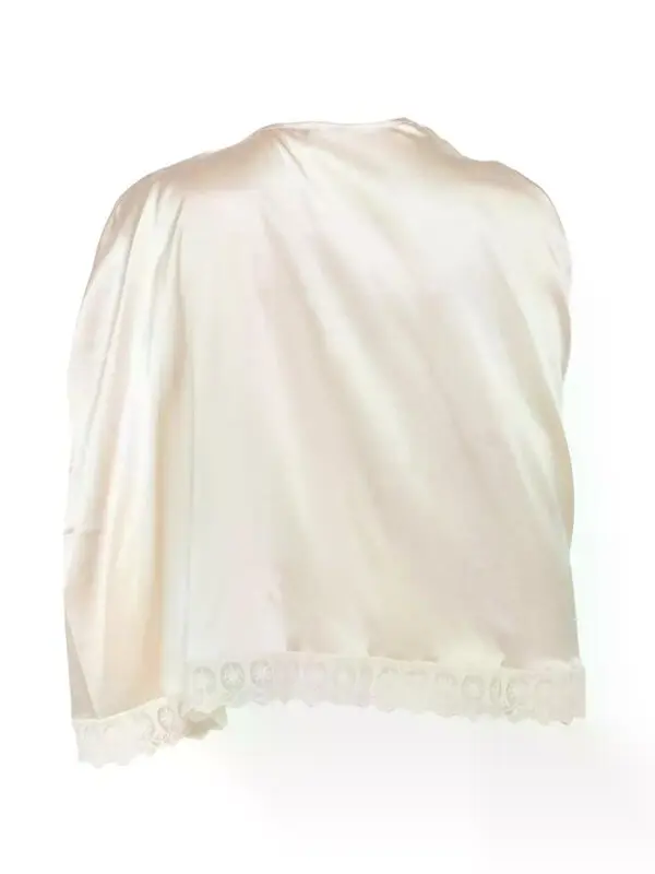 THE GARMENT Cata Lace-trim Draped Top