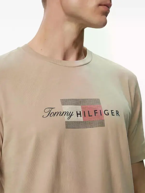 Tommy Hilfiger Logo-print Crew-neck T-shirt