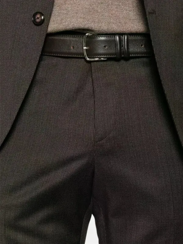 BOSS Micro-patterned Two-piece Suit - Brown