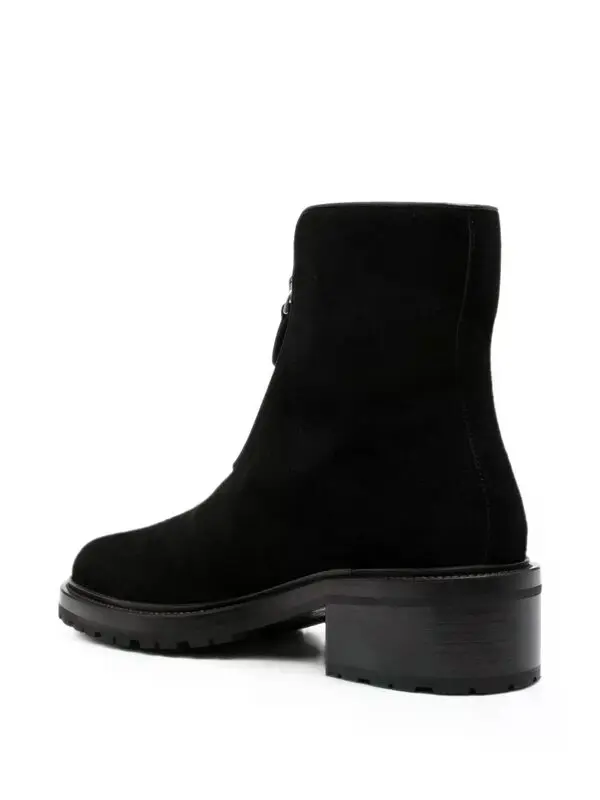 THE ROW Hike Zipped-front Suede Boots