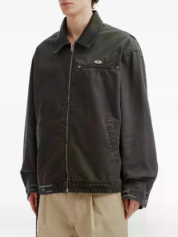 MUSIUM DIV. Logo-patch Zip-up Jacket