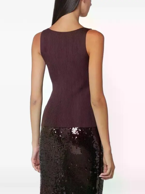 ROBERTO COLLINA Wool Tank Top