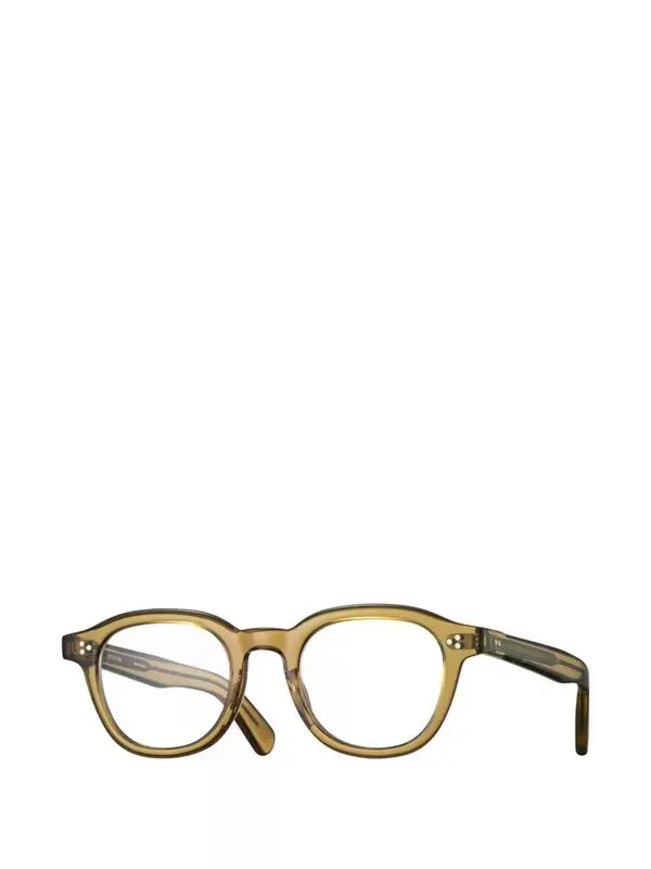 EYEVAN 7285 Kirk-e Round-frame Glasses - Brown