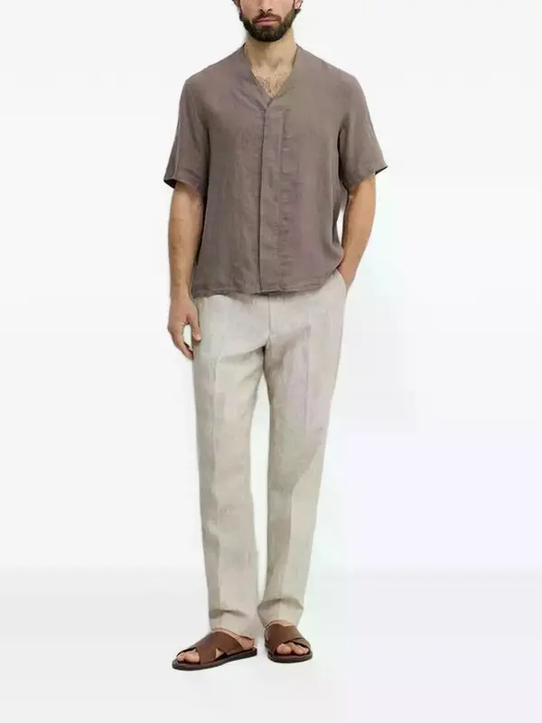 BENETTON V-neck Short-sleeved Shirt