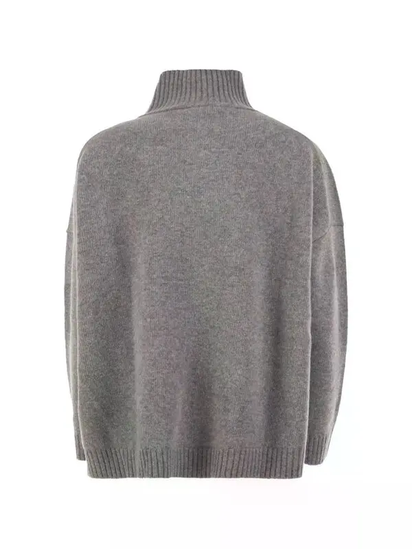 Max Mara Borgia Dropped-shoulder High-neck Sweater