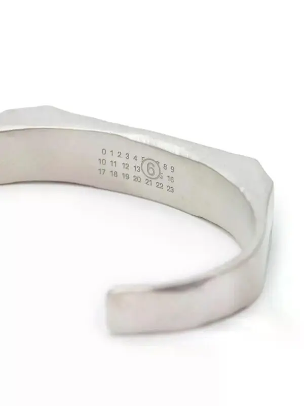 MAISON MARGIELA Numeric Engraved Cuff Bracelet