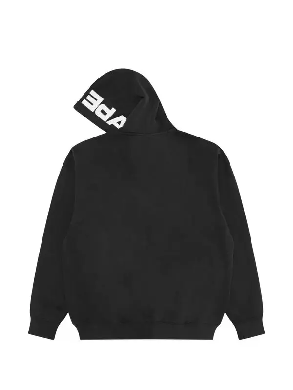 AAPE BY *A BATHING APE Aapenow Moonface Logo-print Zip-up Hoodie - Grey