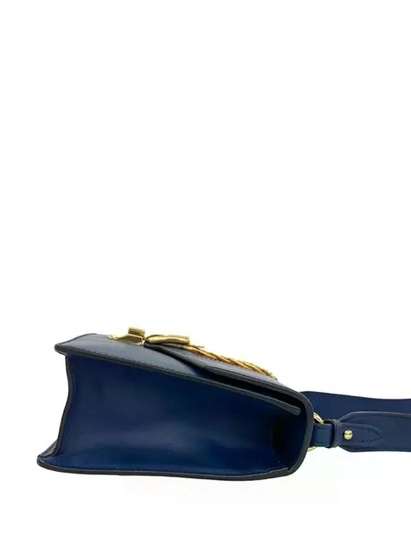 Gucci 2016-2026 Small Calfskin Web Sylvie Satchel