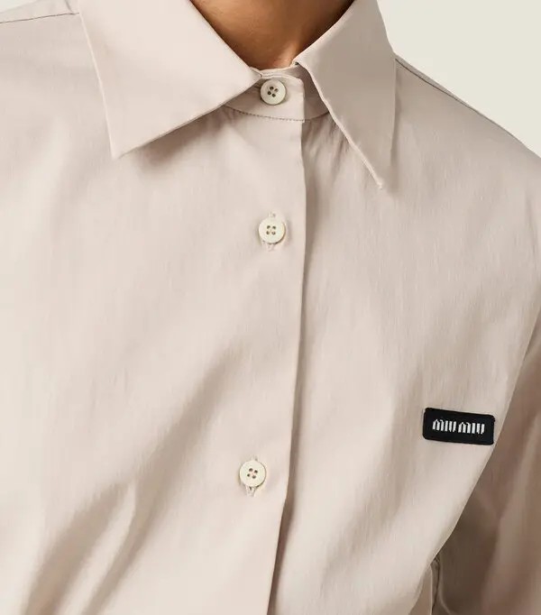 Miu Miu Stretch-poplin Shirt