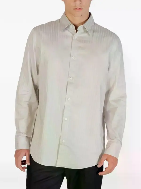 Armani Exchange Tonal-stripe Shirt