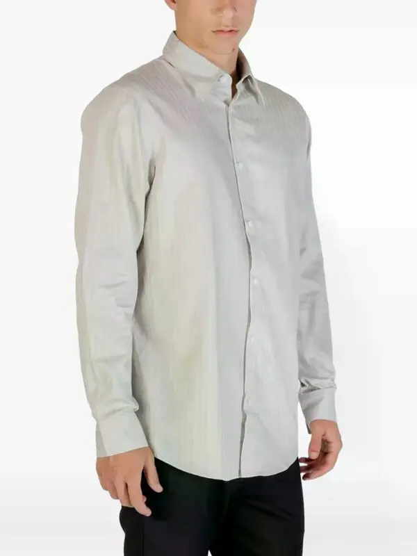 Armani Exchange Tonal-stripe Shirt