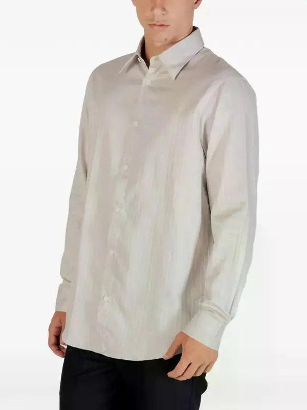 Armani Exchange Tonal-stripe Shirt