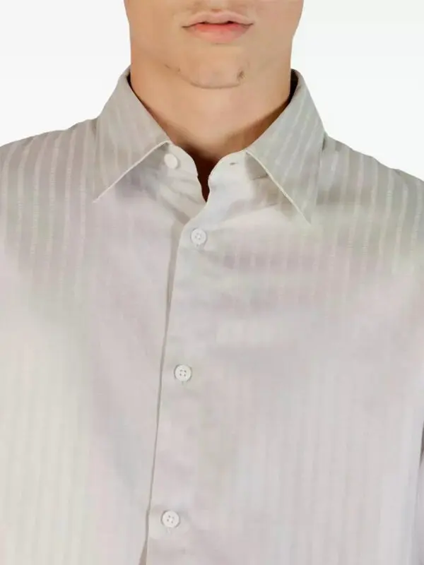 Armani Exchange Tonal-stripe Shirt