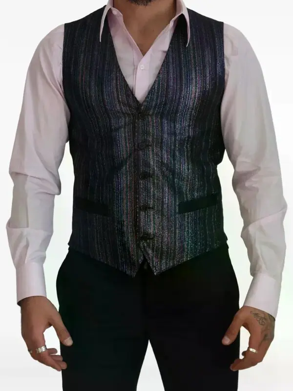 Dolce & Gabbana Striped Waistcoat