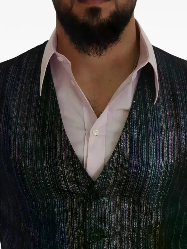 Dolce & Gabbana Striped Waistcoat