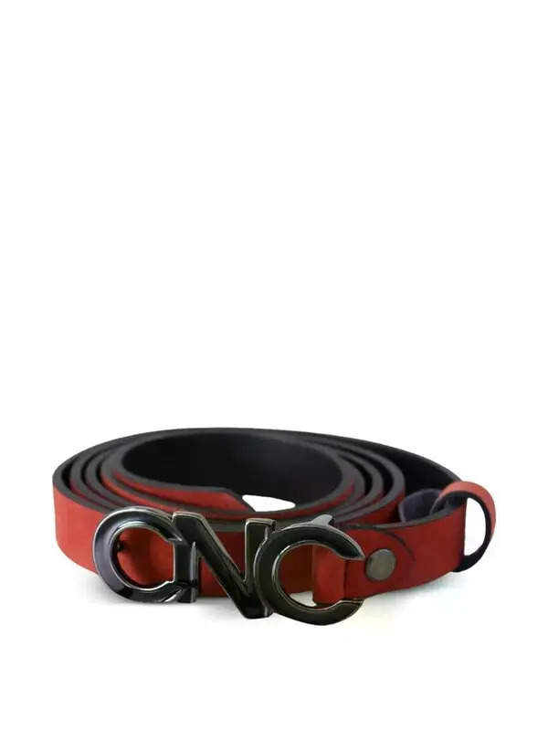 Costume National Cnc Logo-buckle Leather Belt