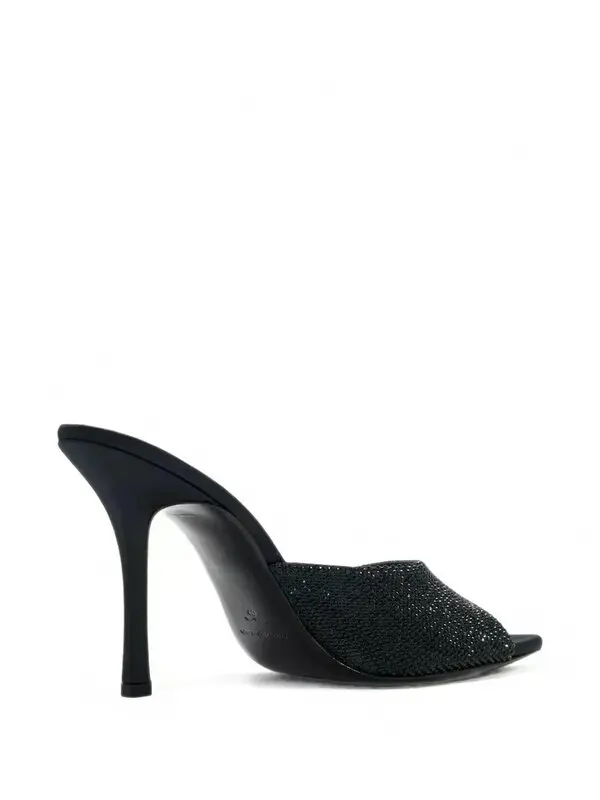 Alexander Wang Cher Crystal-hotfix 105mm Mules
