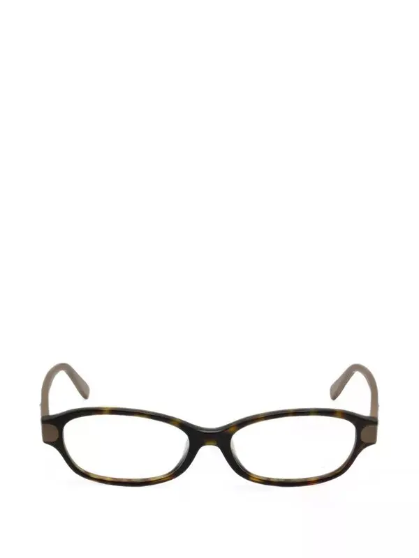FERRAGAMO Tortoiseshell-effect Crystal-embellished Glasses - Brown
