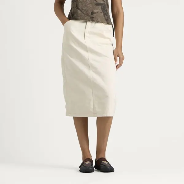 Gramicci Denim Carpenter Midi Skirt