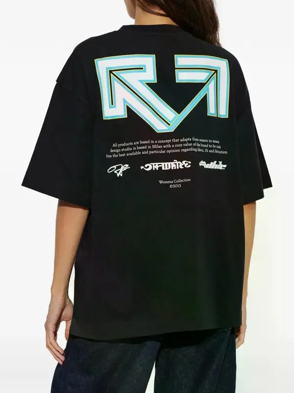 Off-White Logo-print Arrows Motif T-shirt