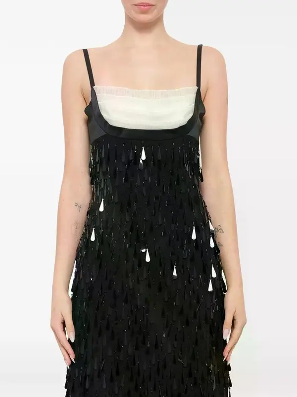Marc Jacobs Sequin-embellished Wool Mini Dress