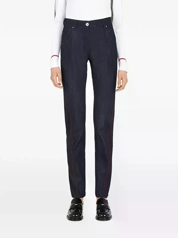 FERRAGAMO Contrast-stitch Trousers