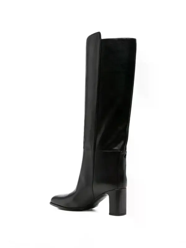 JIMMY CHOO Caly Leather Knee-high Boots