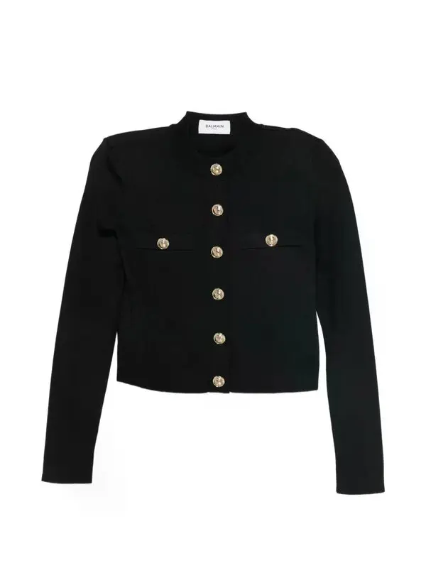 Balmain Embossed-button Cardigan