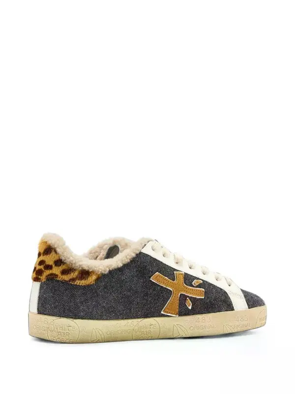 Premiata Steven D Shearling-trim Sneakers