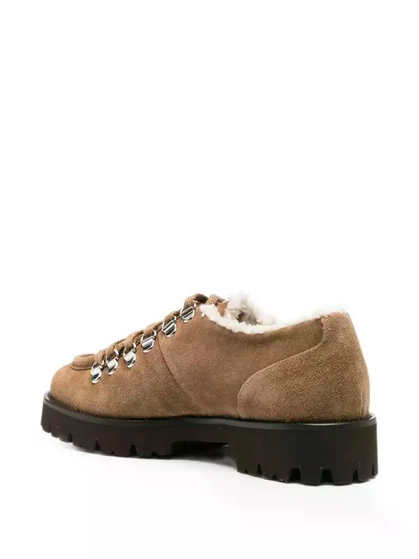 Peserico Suede Shearling-lined Sneakers
