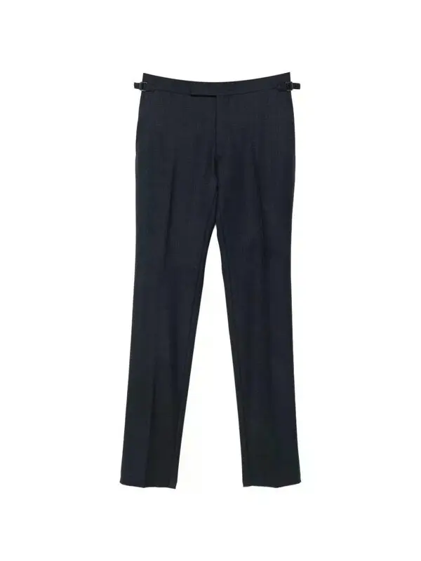 TOM FORD Shelton Check-pattern Trousers