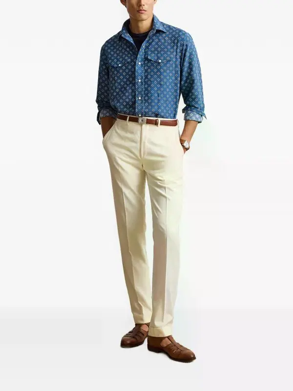 Ralph Lauren Purple Label Relaxed-fit Western Shirt