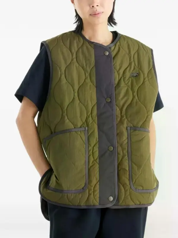 NEW BALANCE Quilted Vest - Green