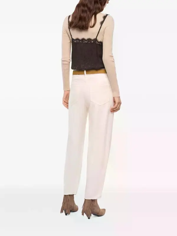 Pinko Egg-fit Cotton Bull Trousers