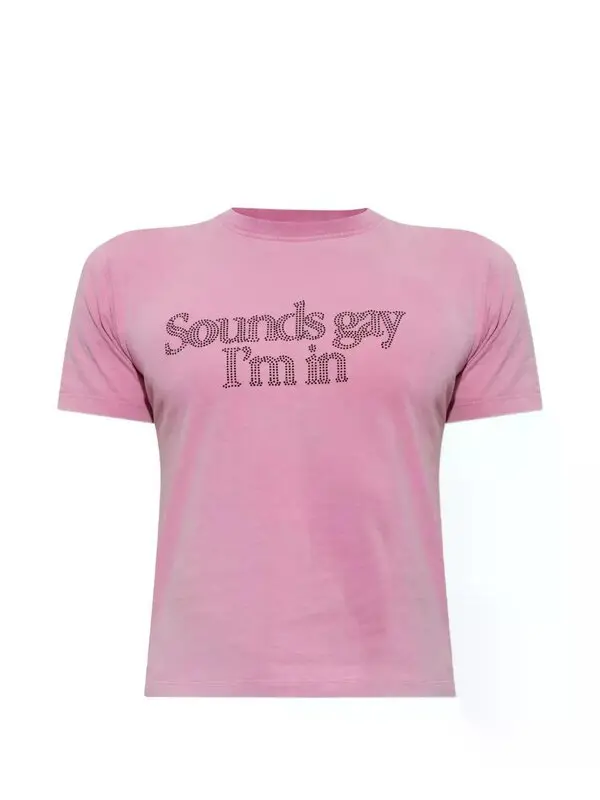 CARNE BOLLENTE Sequin-embellished Short-sleeve T-shirt