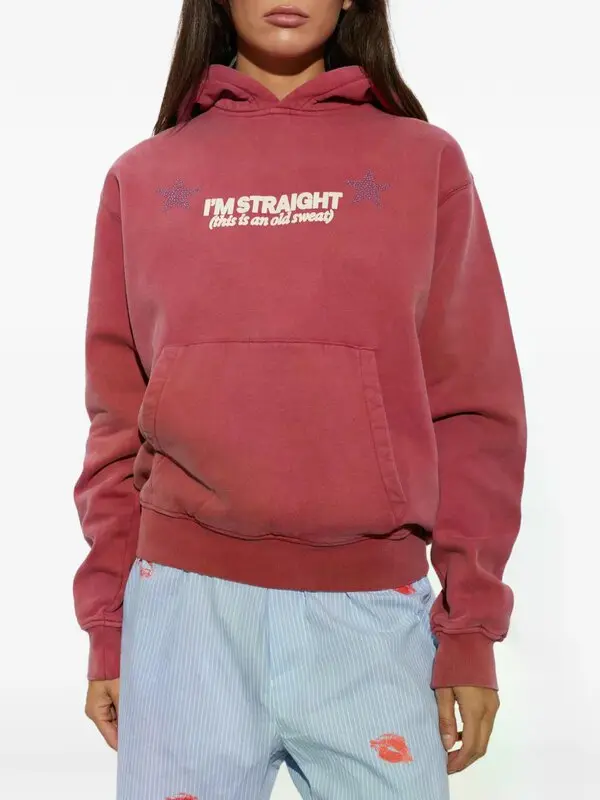 CARNE BOLLENTE Crystal-embellished Graphic Hoodie
