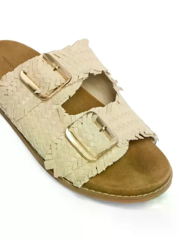 PENNYBLACK Woven Buckle-fastening Sandals