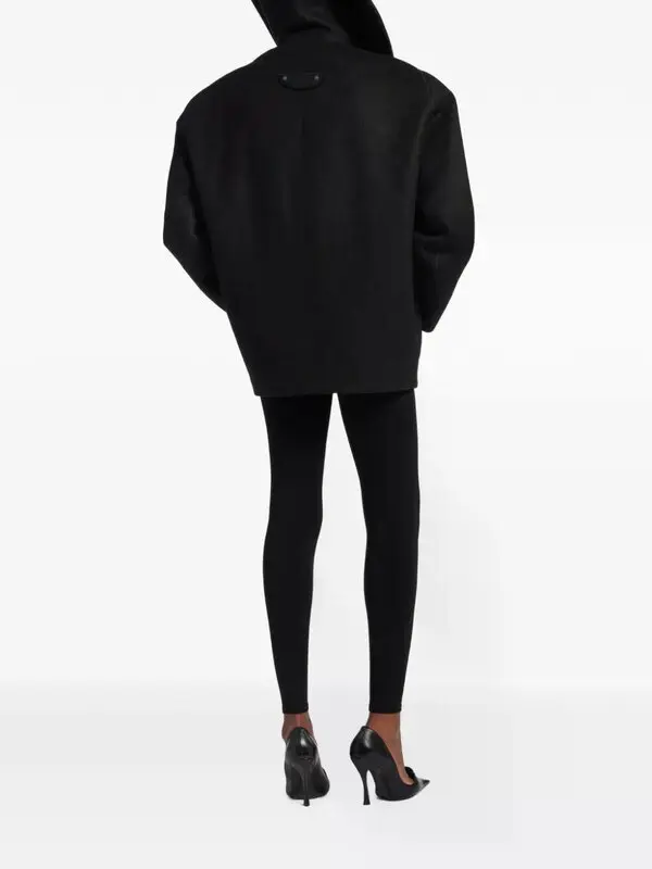 Balenciaga Techwear Logo-embroidered Knitted Leggings